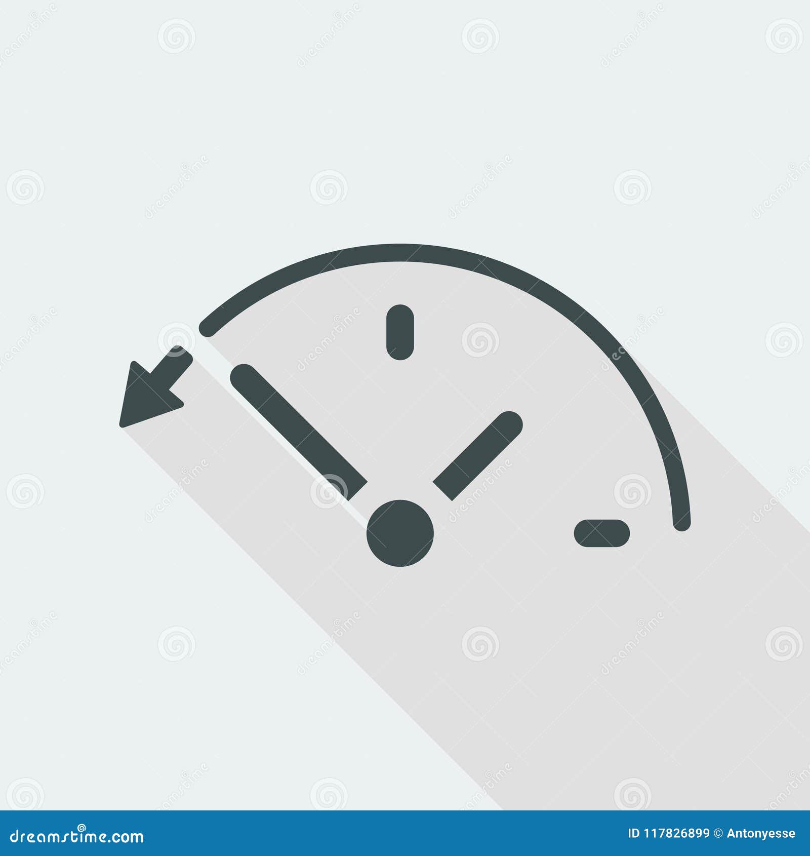 Back in Time Button - Vector Web Icon Stock Vector - Illustration of ...