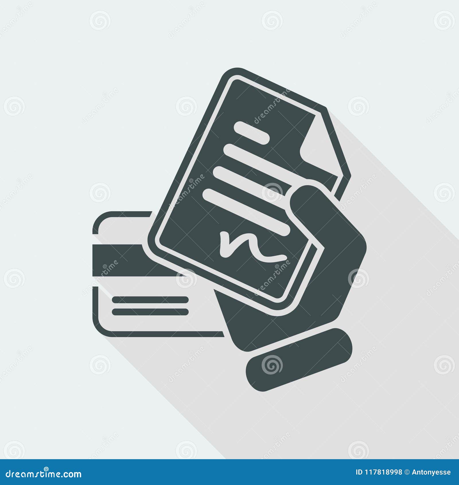 Bank document stock vector. Illustration of payments - 117818998
