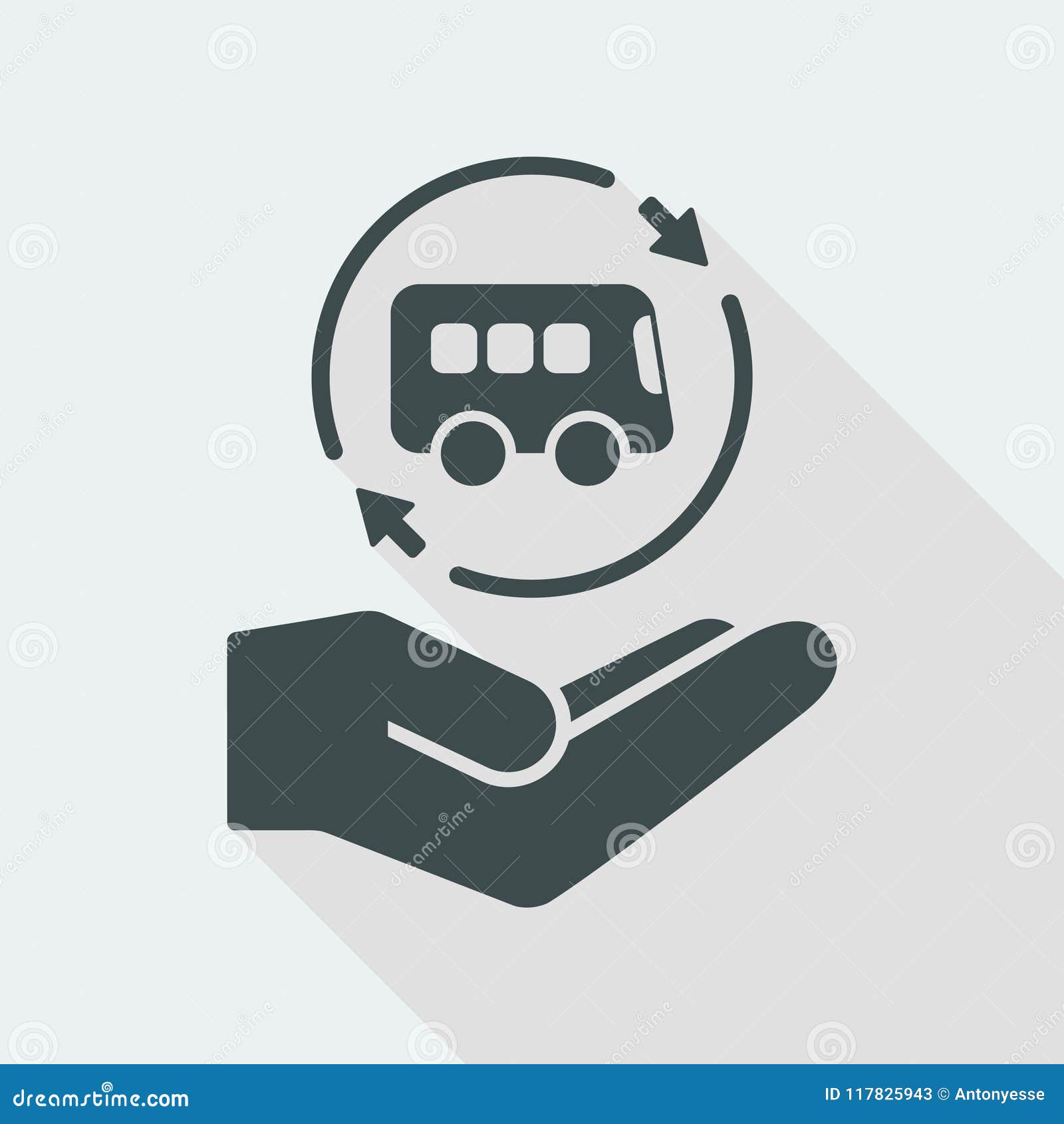 Bus Services - Minimal Modern Icon Stock Vector - Illustration of icon ...