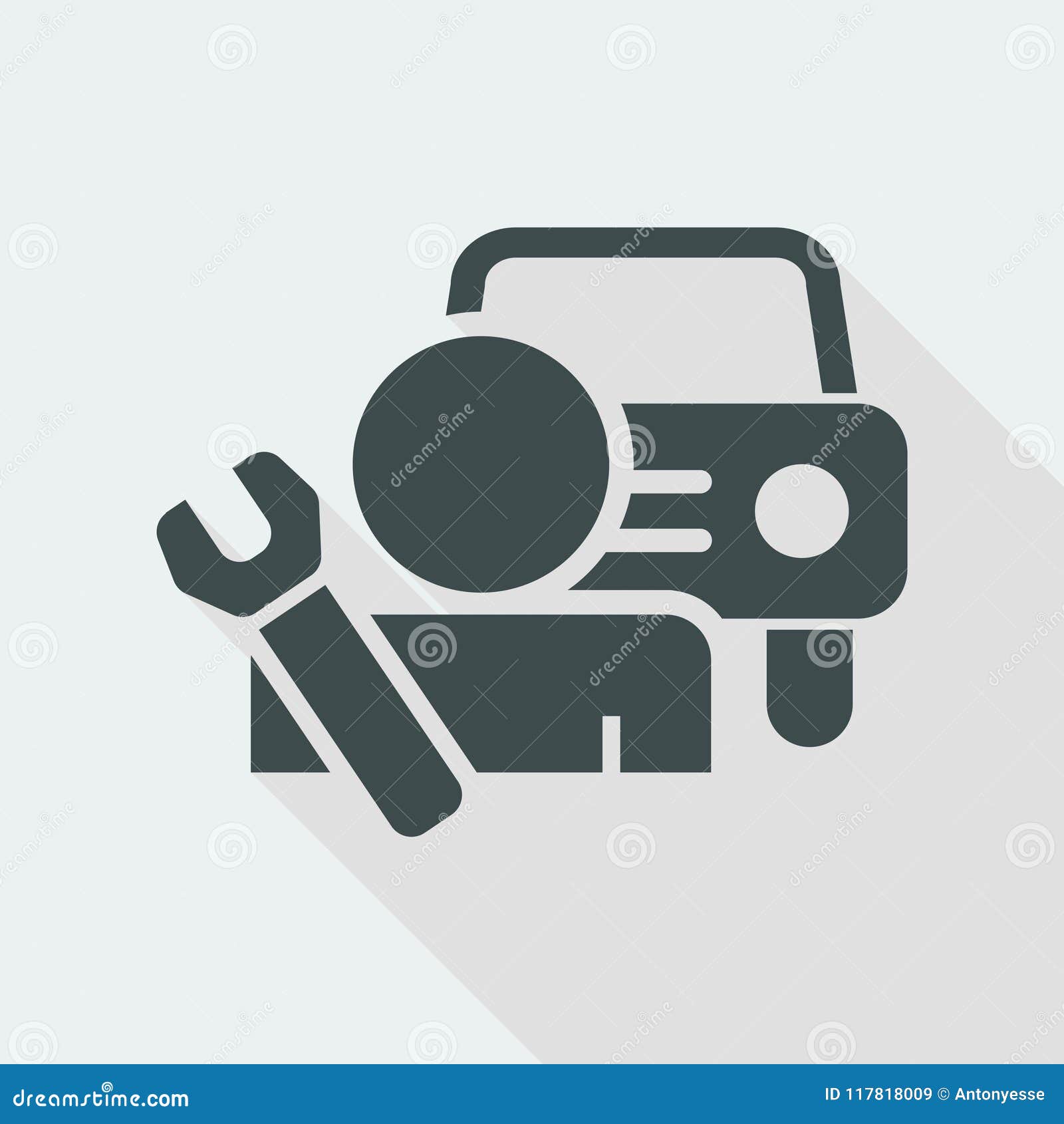 Car assistance icon stock vector. Illustration of maintenance - 117818009