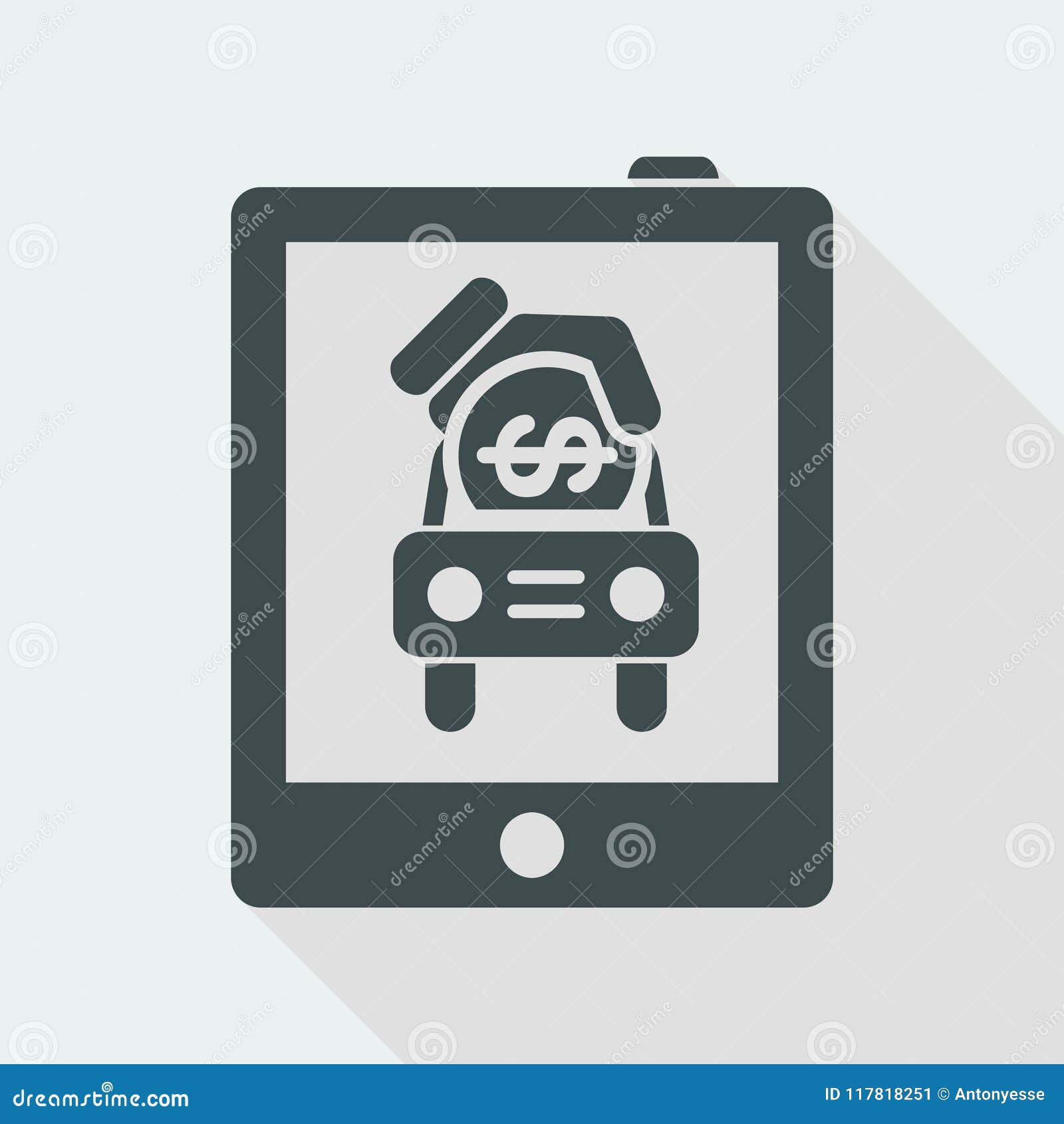 Car sales icon stock vector. Illustration of contract - 117818251