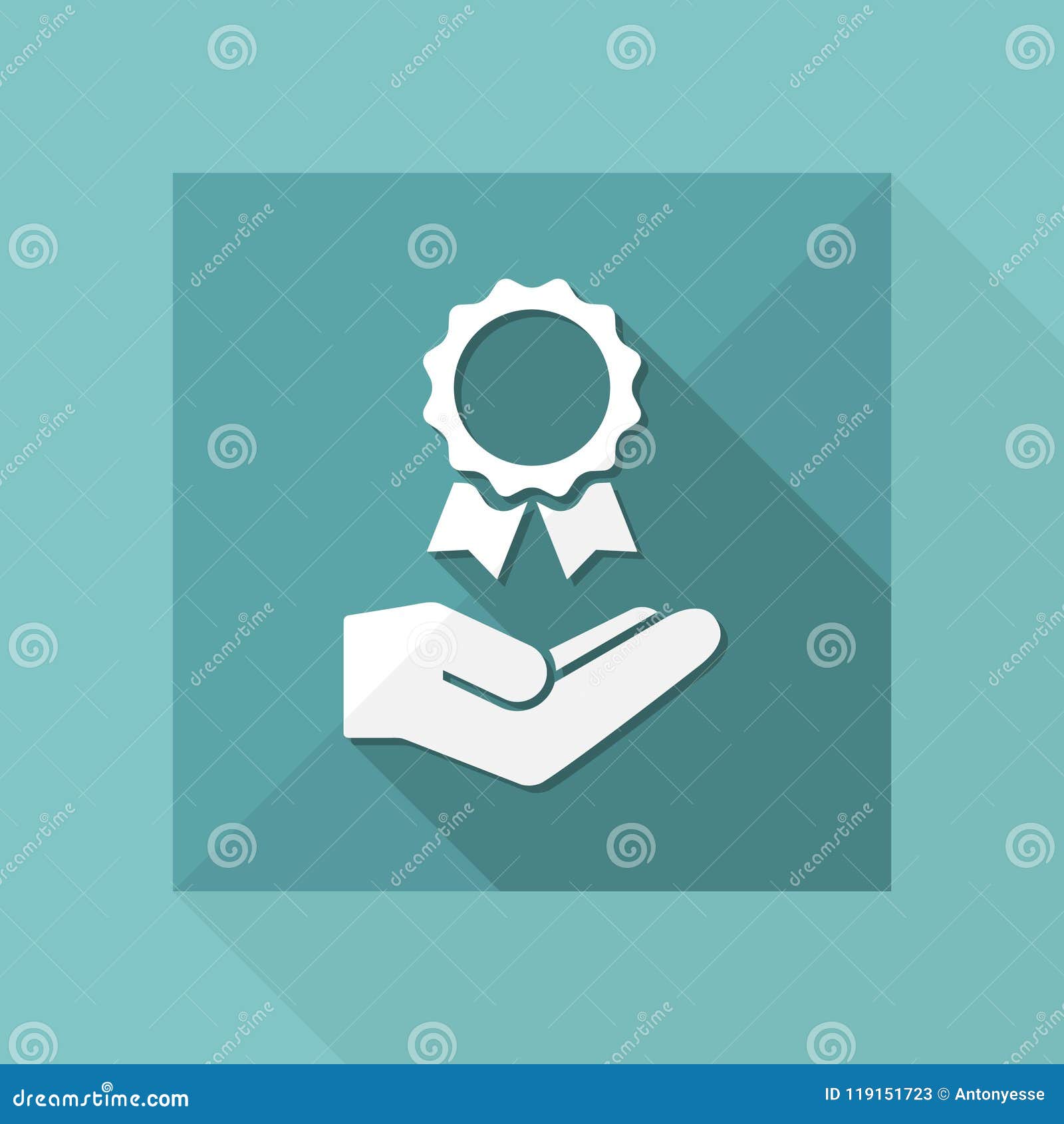 Certification Service - Minimal Icon Stock Vector - Illustration of ...