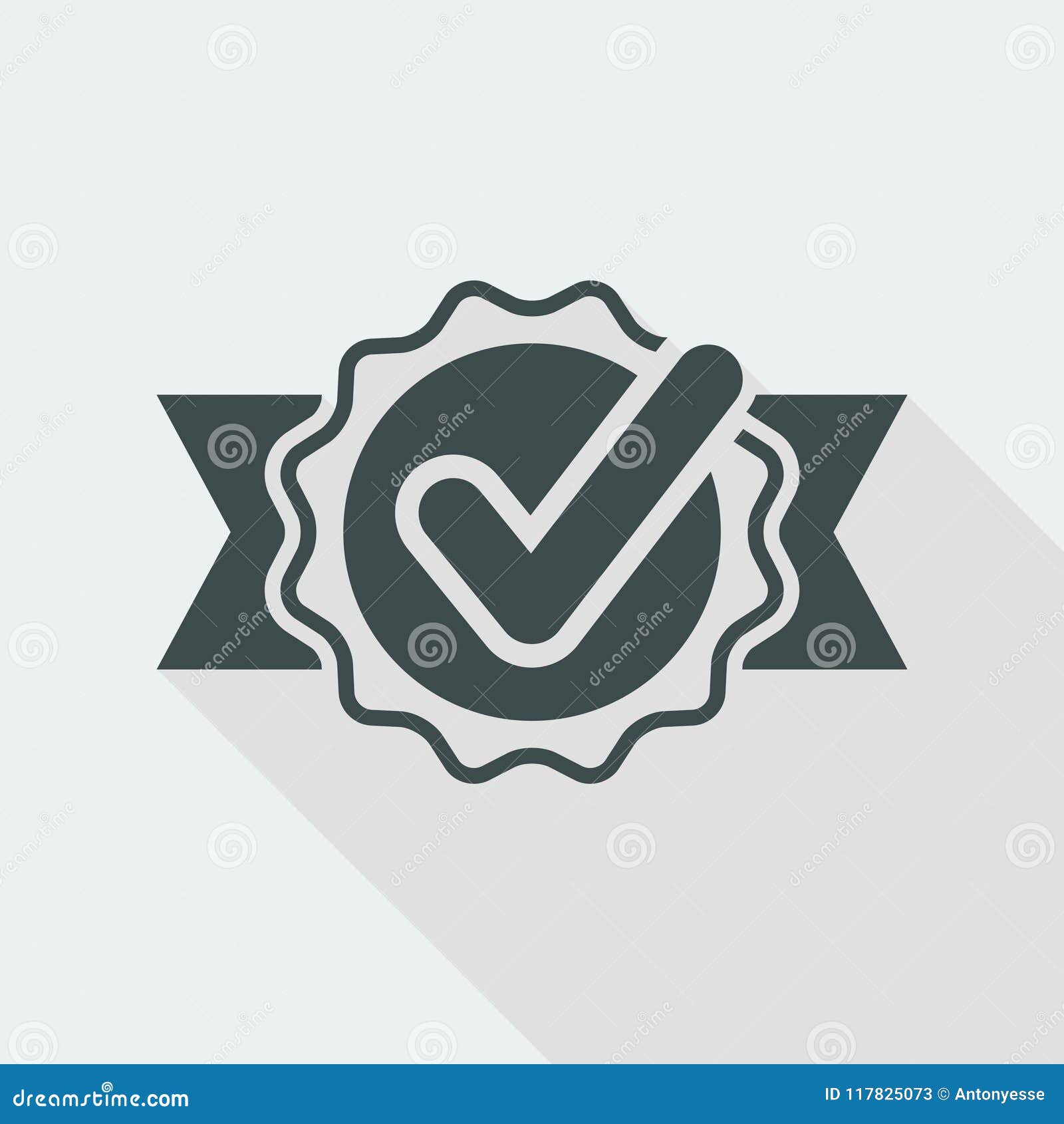 Checking Quality Symbol Icon Stock Vector - Illustration of bonus ...