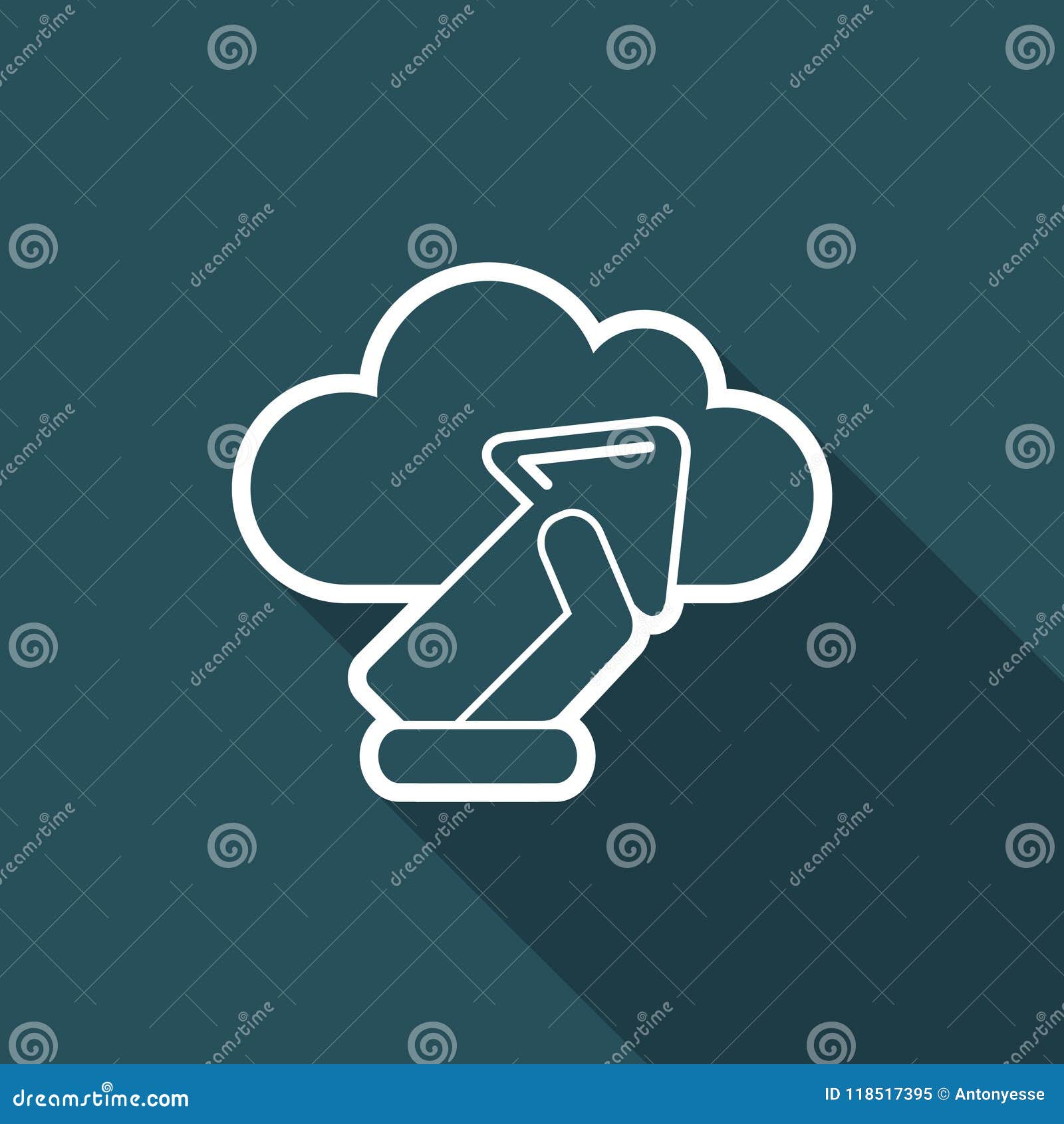 Clud computing stock vector. Illustration of application - 118517395 Clud computing stock vector. Illustration of application - 118517395