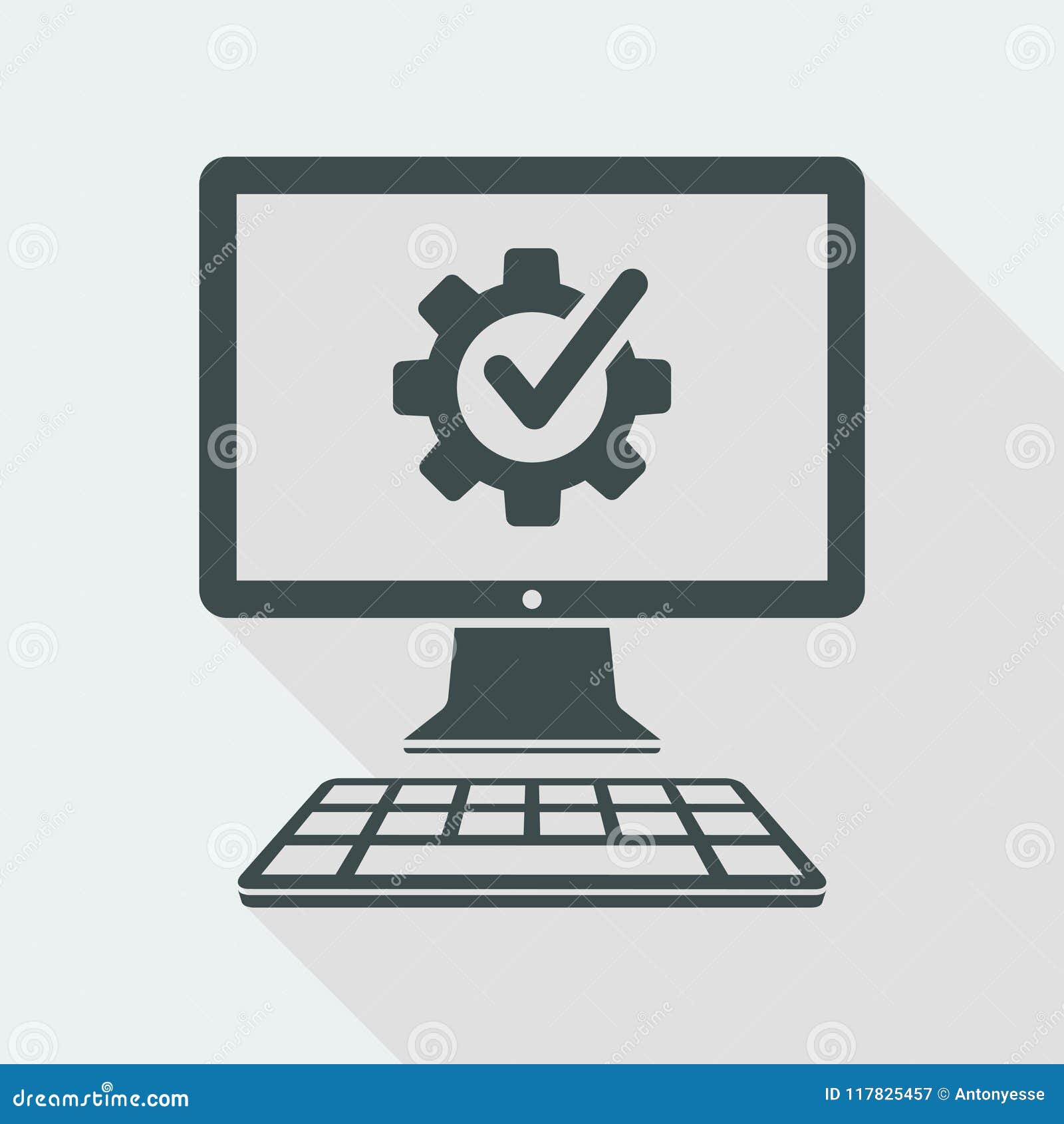 Computer setup flat icon stock vector. Illustration of device - 117825457 Computer setup flat icon stock vector. Illustration of device - 117825457