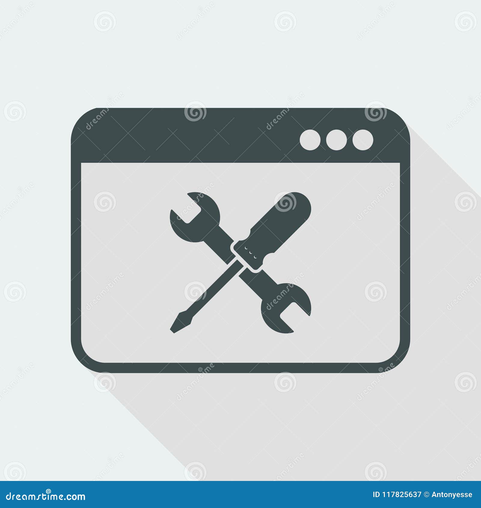 Computer Technical Support - Vector Icon Stock Vector - Illustration of ...
