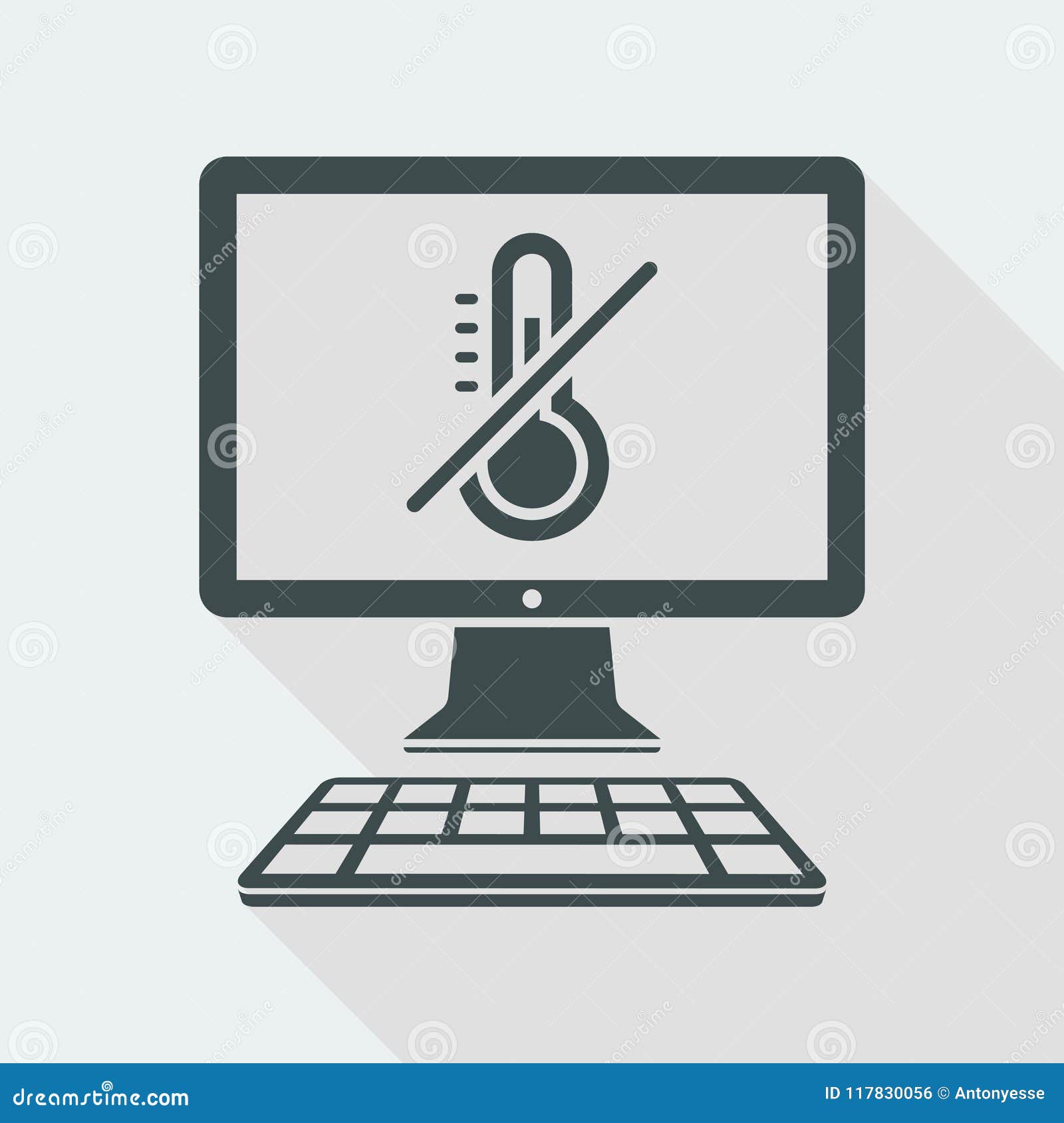 Cooling System - Vector Icon for Computer Website or Application Stock ...