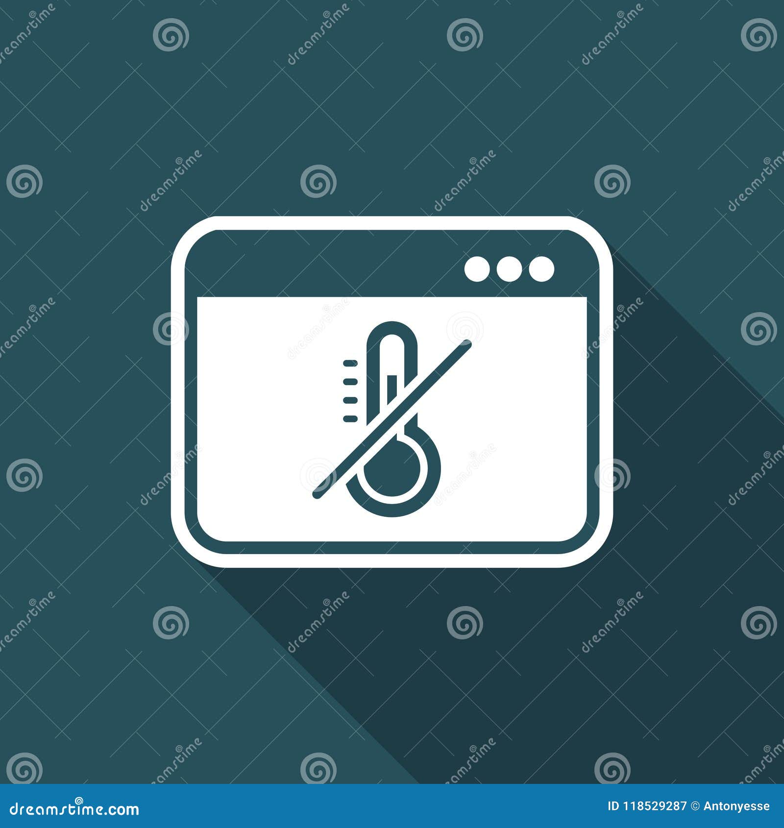 Cooling System - Vector Icon for Computer Website or Application Stock ...