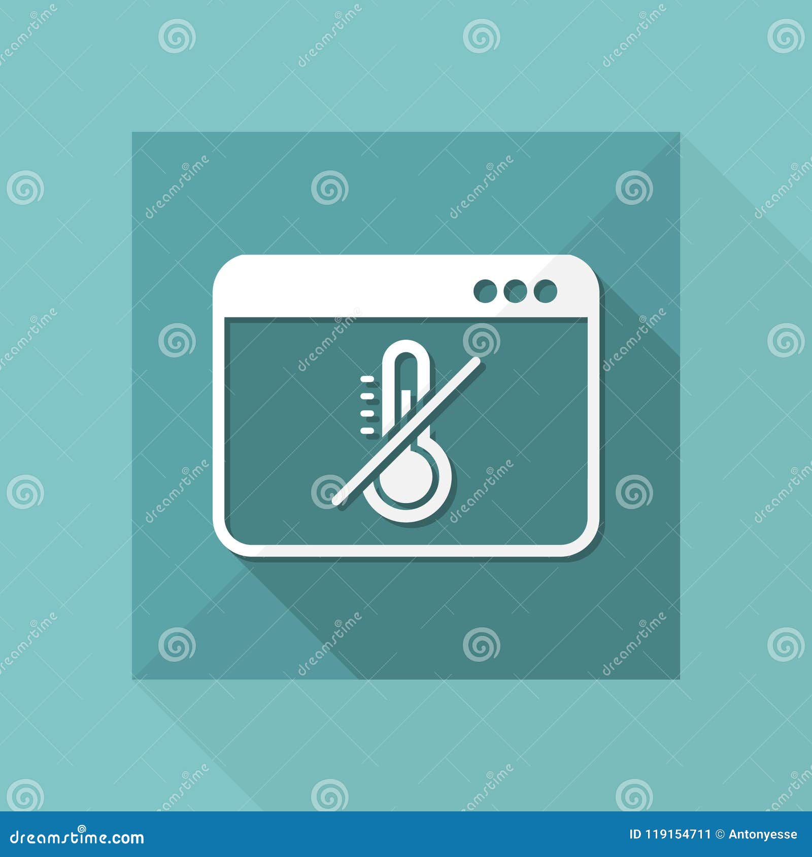 Cooling System - Vector Icon for Computer Website or Application Stock ...
