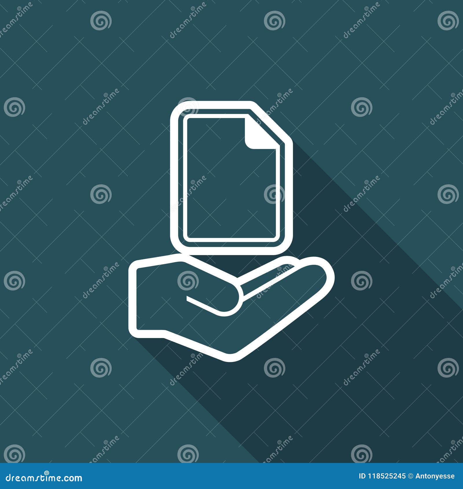 Document Services - Minimal Icon Stock Vector - Illustration of format ...