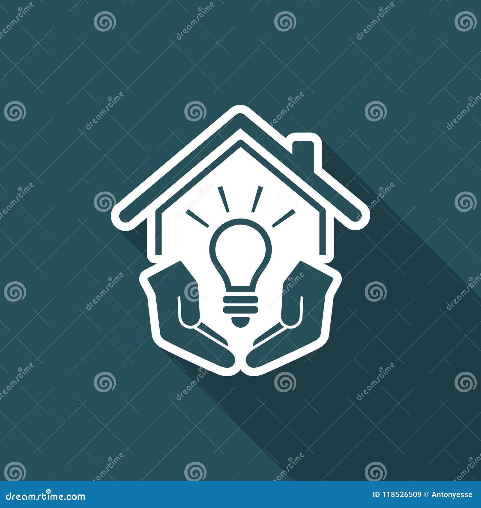 Electricity Supply - Vector Web Icon Stock Vector - Illustration of ...