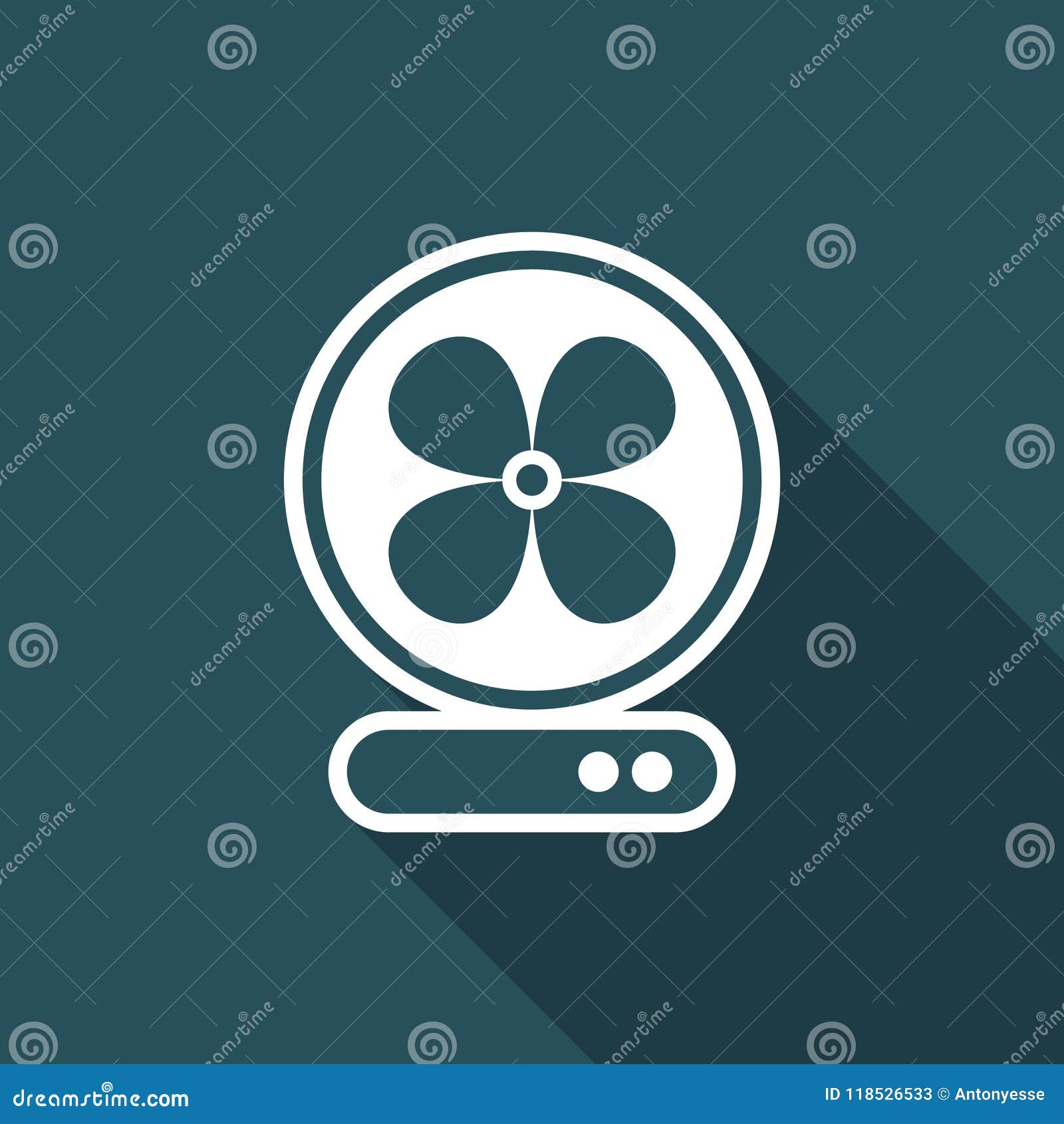 Fan Symbol - Vector Web Icon Stock Vector - Illustration of cold ...