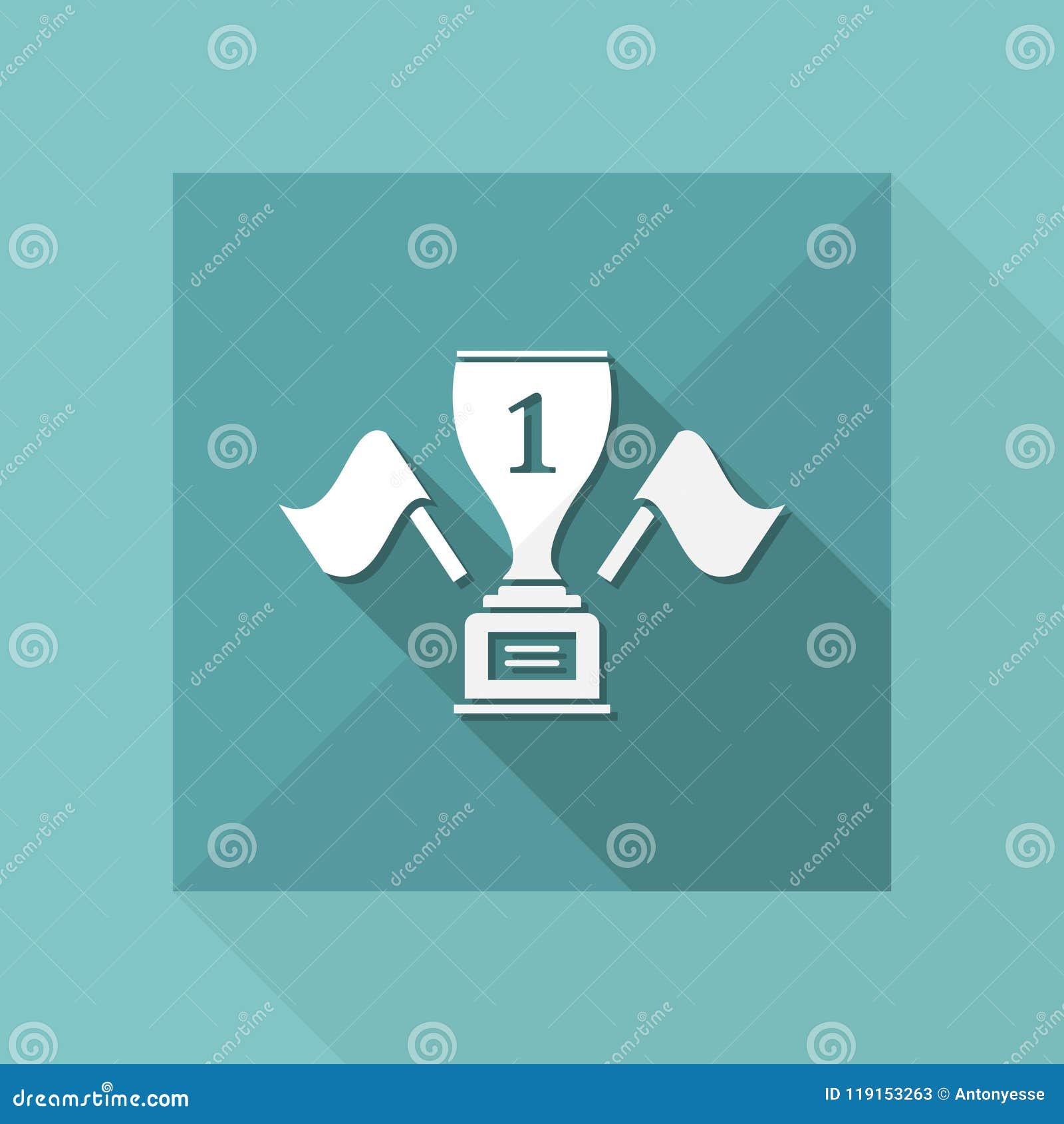 First Place Cup Winner - Vector Web Icon Stock Vector - Illustration of ...
