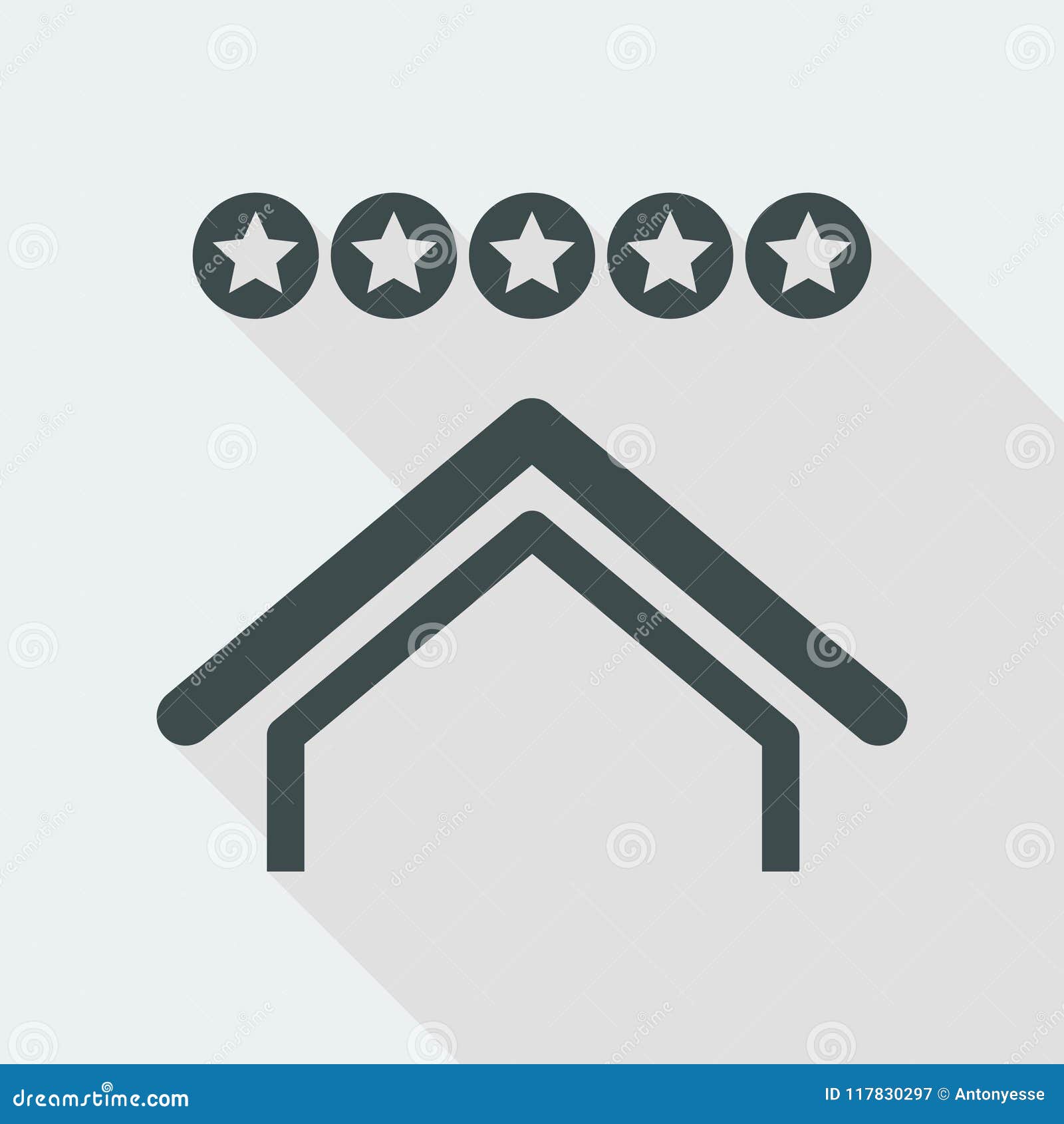 House rating stock illustration. Illustration of quality - 117830297