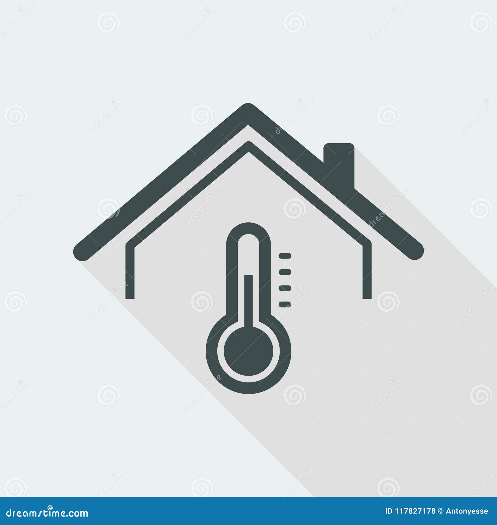House Temperature - Vector Web Icon Stock Vector - Illustration of icon ...