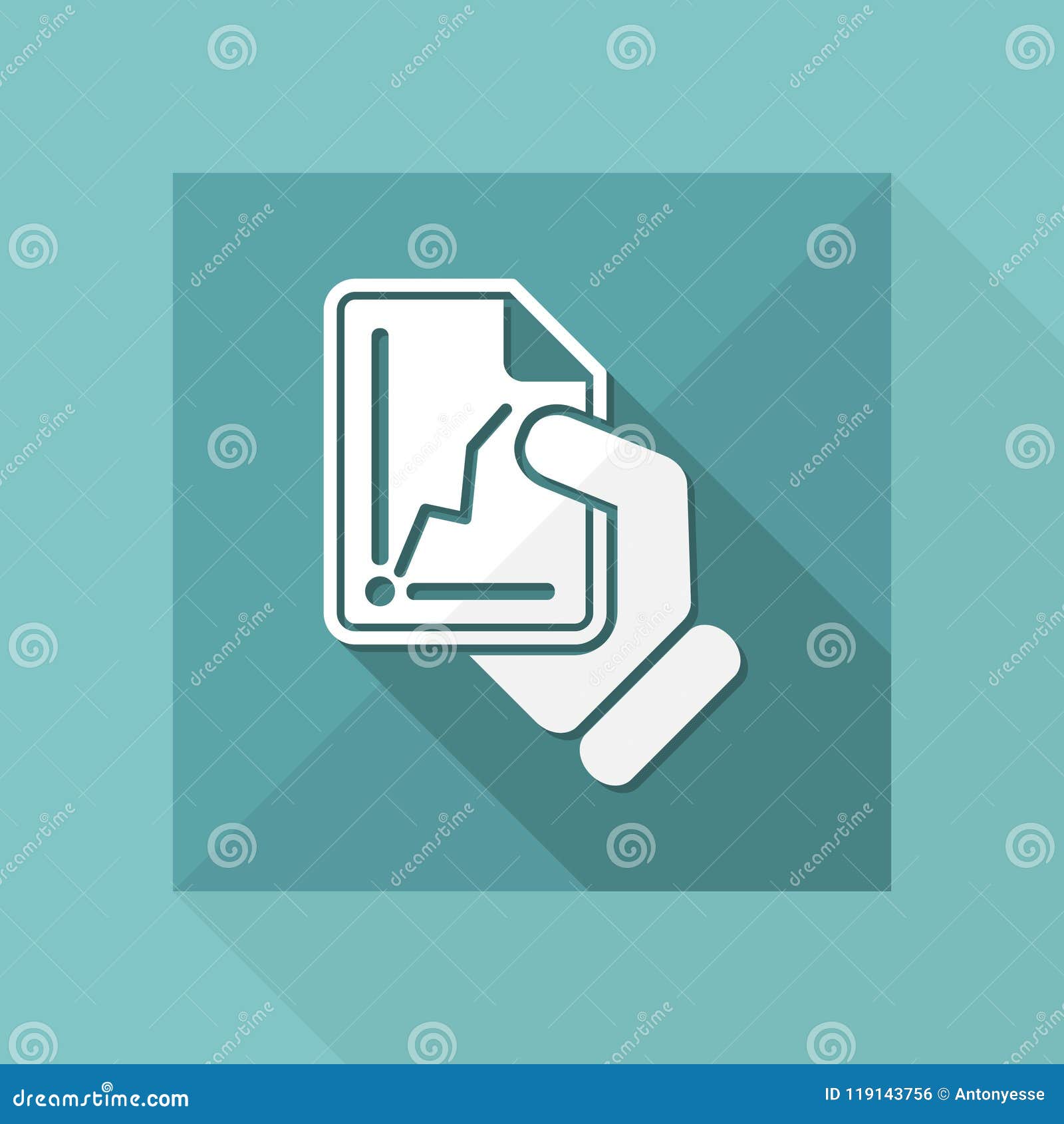 Infographic Document Concept Stock Vector - Illustration of diagram ...