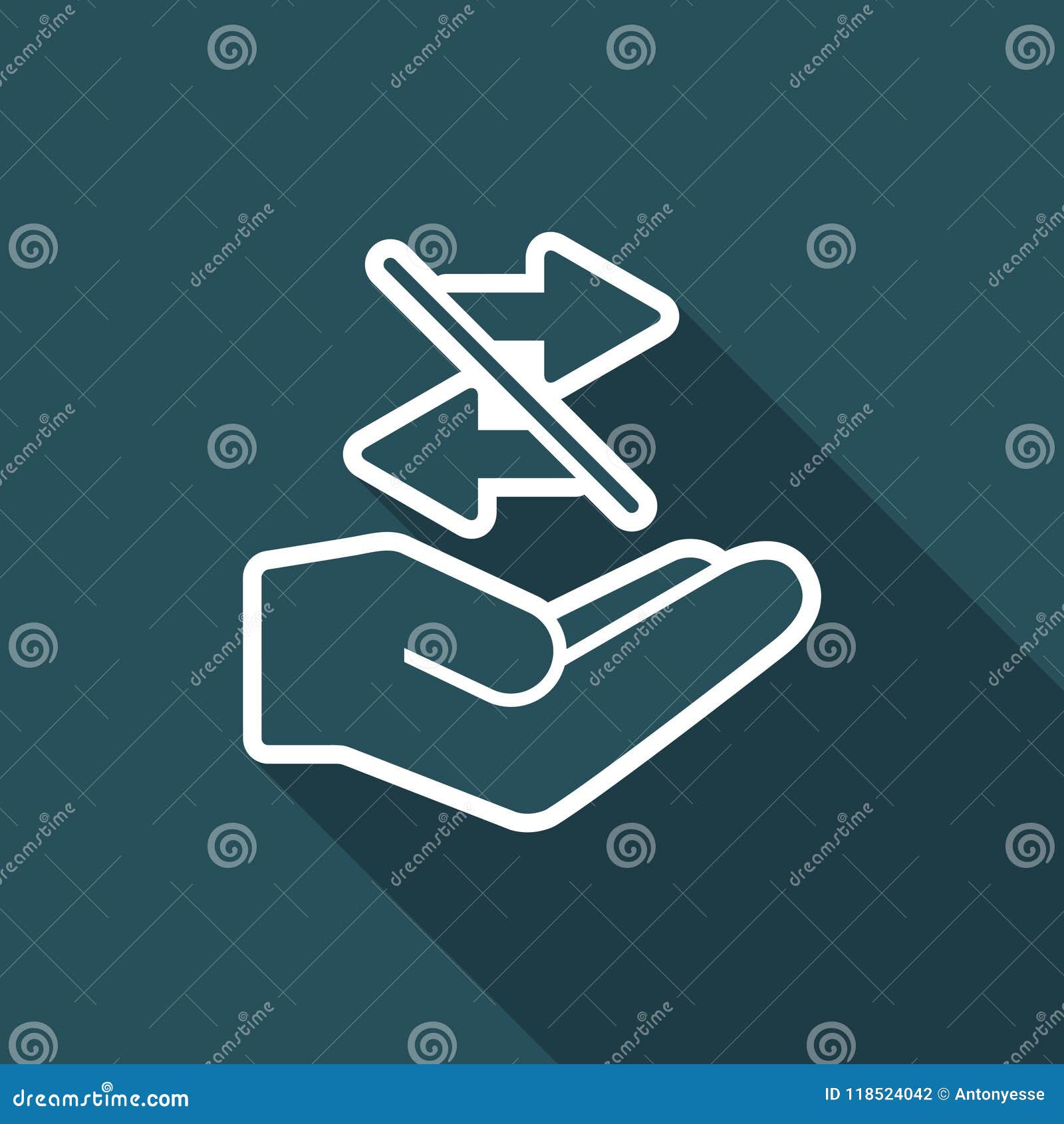 Interchange Service - Minimal Vector Icon Stock Vector - Illustration ...