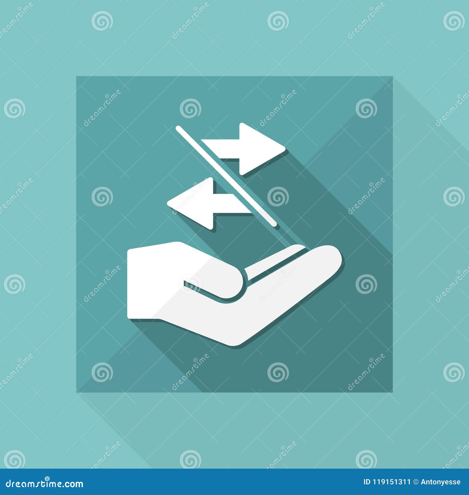 Interchange Service - Minimal Vector Icon Stock Vector - Illustration ...