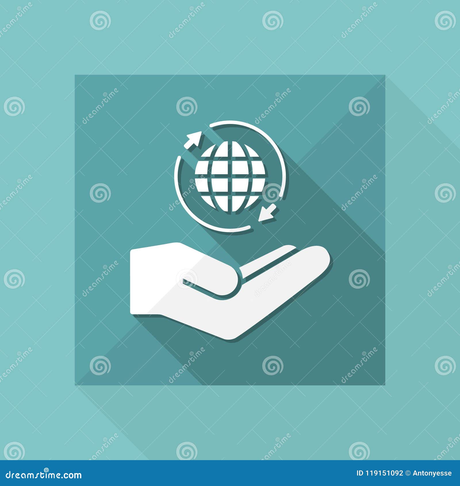 International Services - Minimal Vector Icon Stock Vector ...