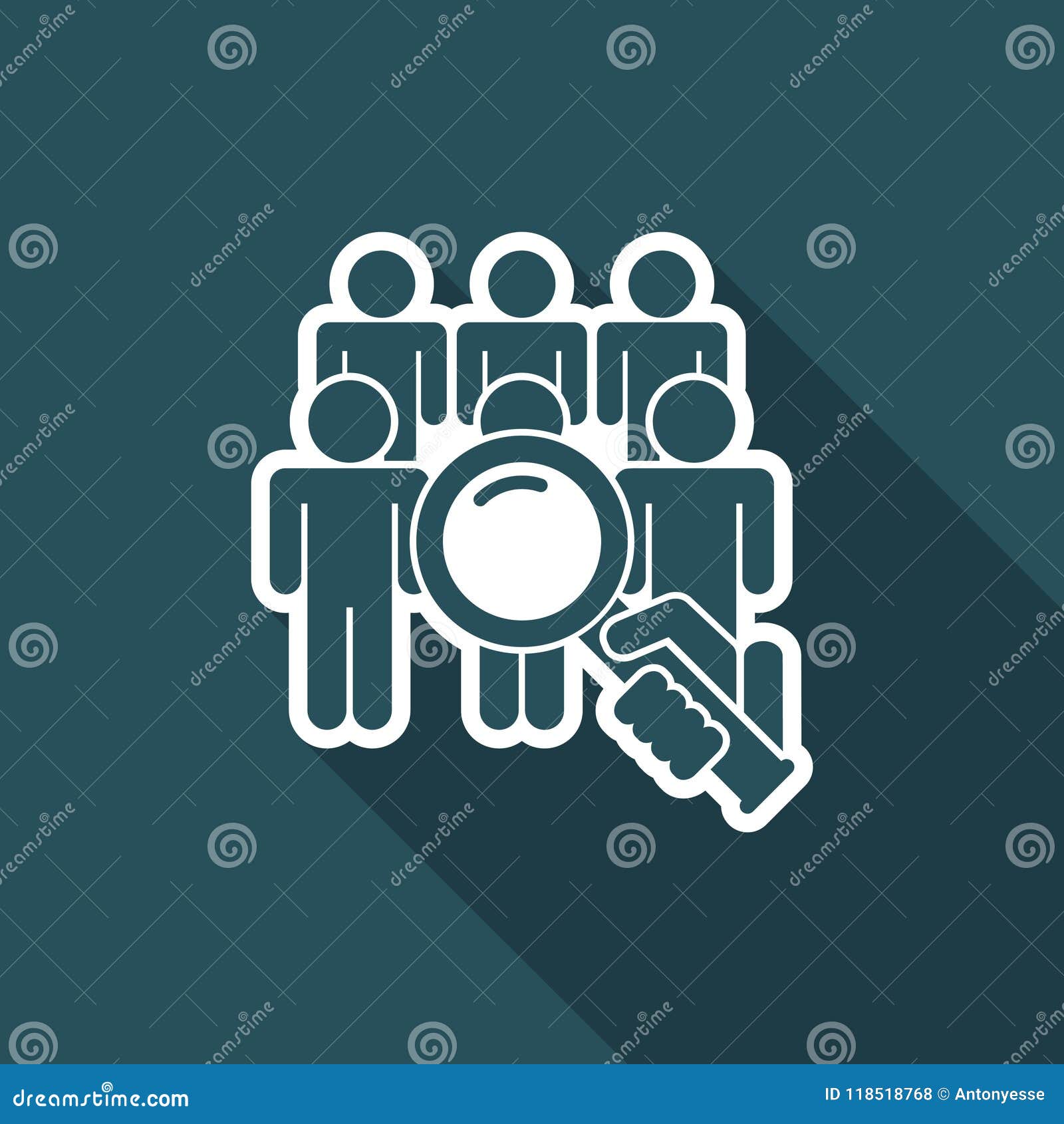 Look for person stock vector. Illustration of employees - 118518768