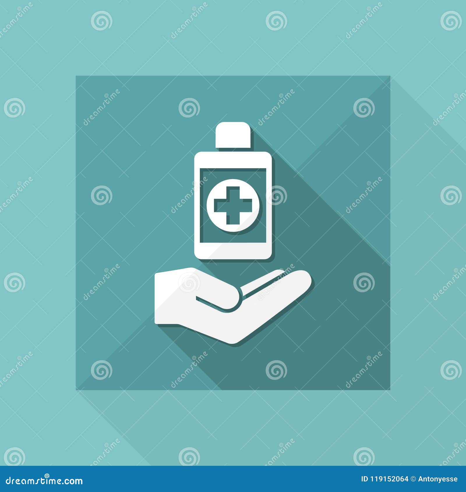 Pharmacy Services - Vector Flat Icon Stock Vector - Illustration of ...