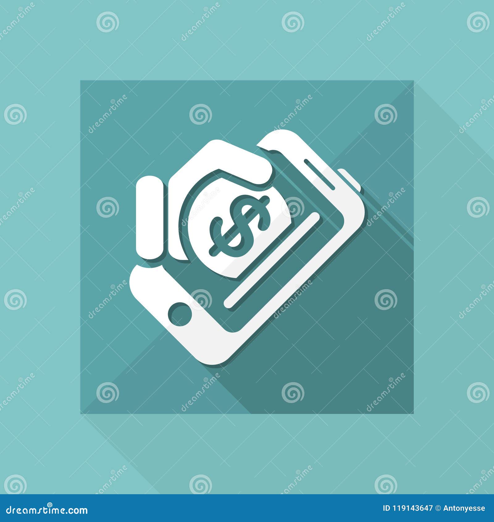 Phone tariff plan stock vector. Illustration of cash - 119143647