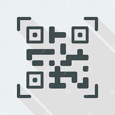QR code icon stock vector. Illustration of qrcode, flat - 117823457