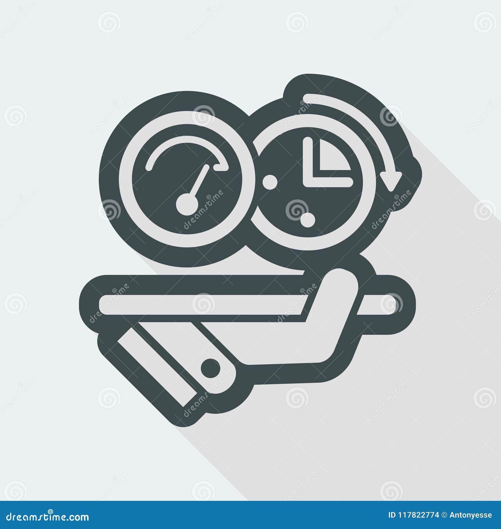 Quick performance stock vector. Illustration of precision - 117822774