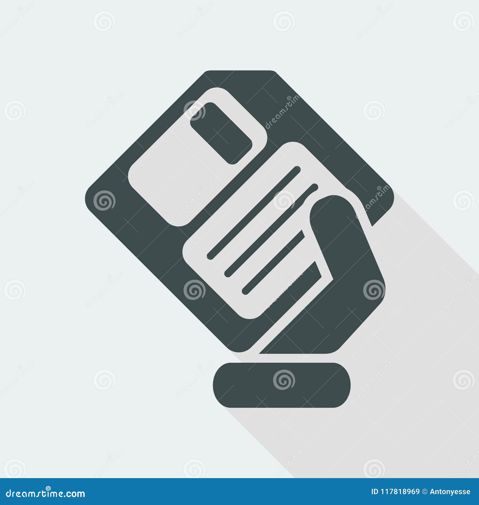 Saving data icon stock vector. Illustration of folders - 117818969