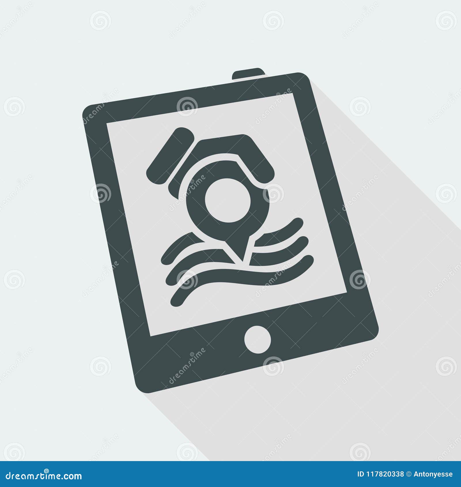 Sea map pointer stock vector. Illustration of positioning - 117820338