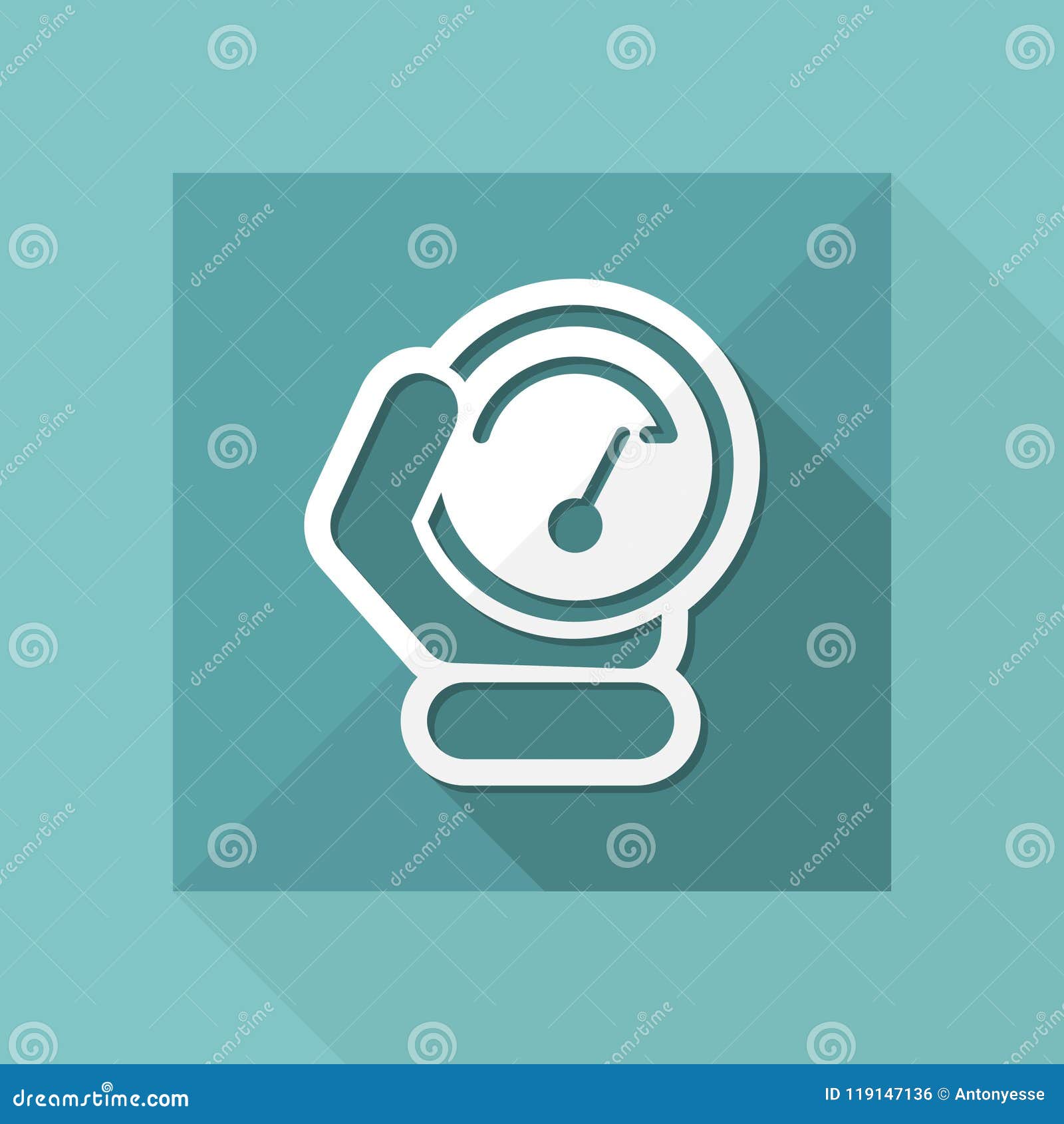Speed control icon stock vector. Illustration of fast - 119147136