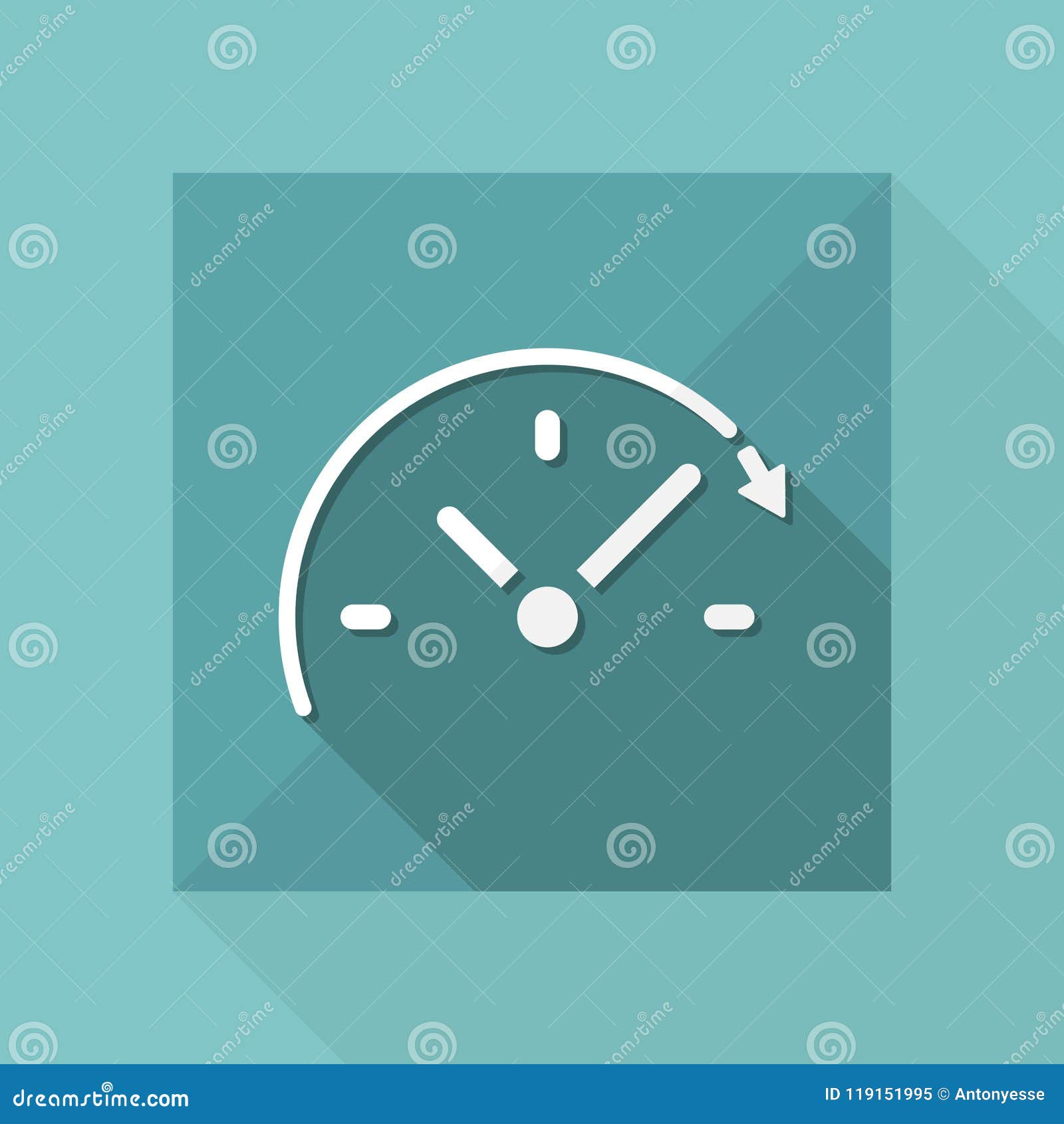 Spending Time Concept - Vector Web Icon Stock Vector - Illustration of ...