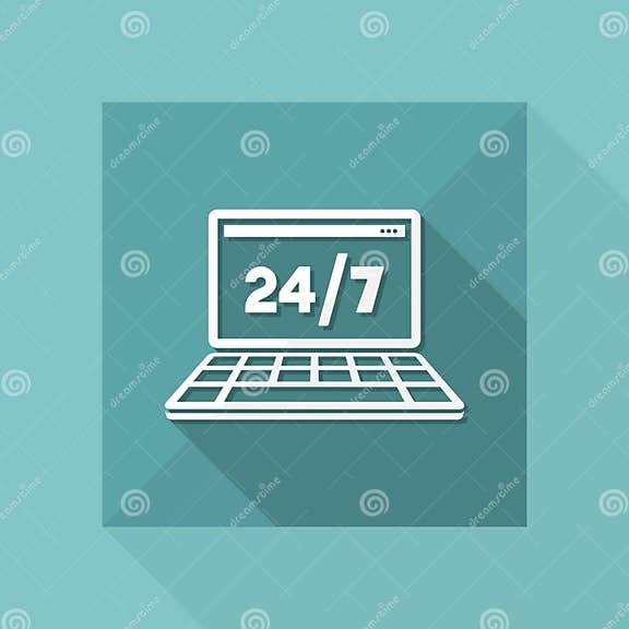 Steady Data Services - Vector Web Icon Stock Vector - Illustration of ...