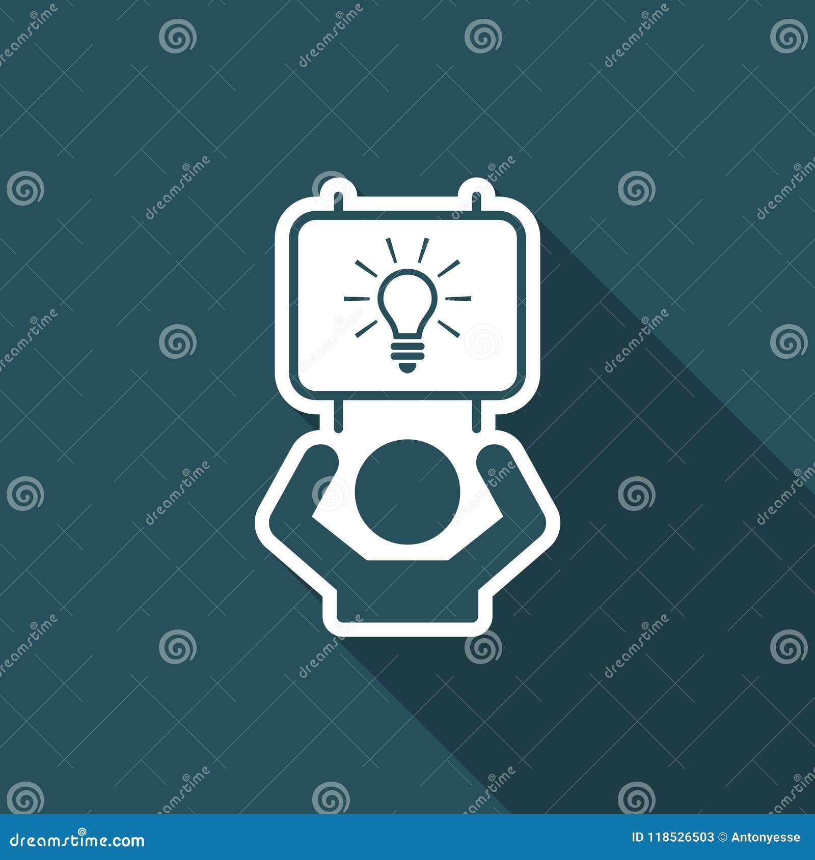 Suggest Clever Idea - Vector Web Icon Stock Vector - Illustration of ...