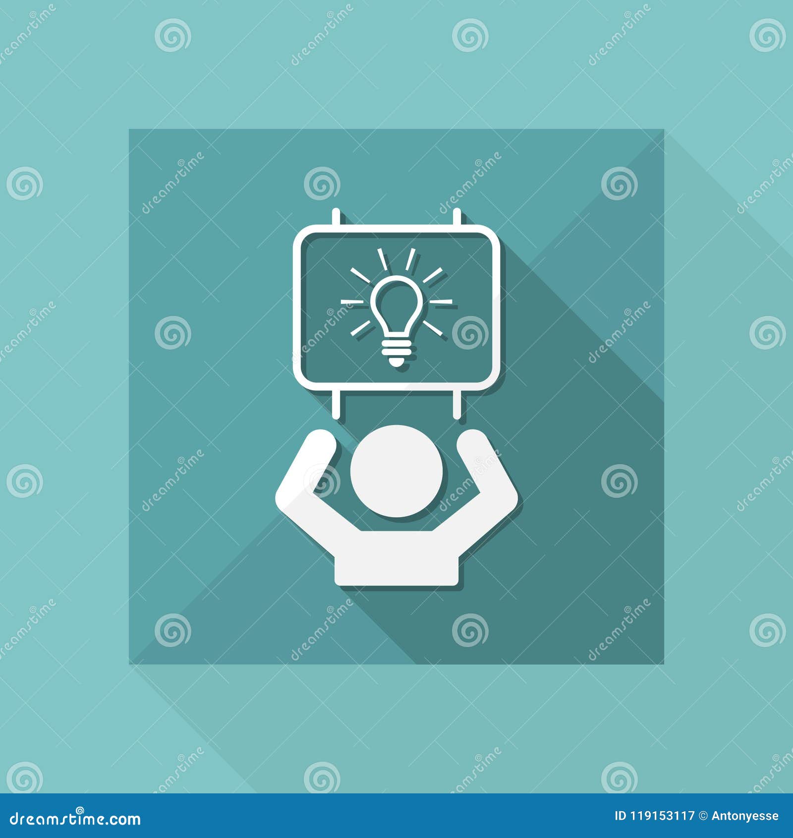 Suggest Clever Idea - Vector Web Icon Stock Vector - Illustration of ...