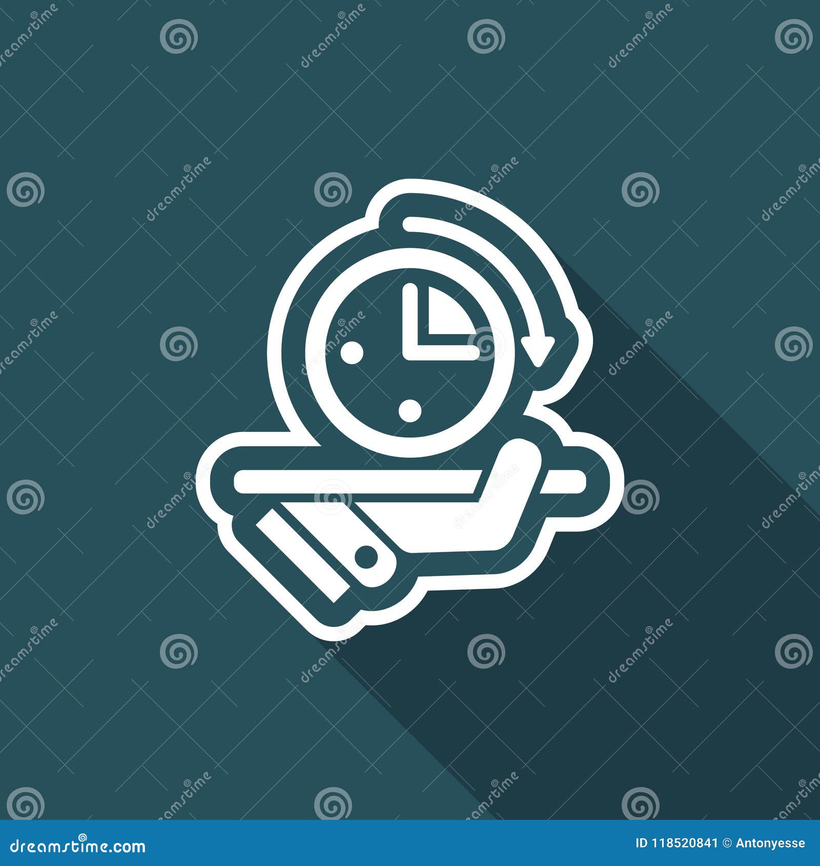Time for service stock vector. Illustration of minute - 118520841