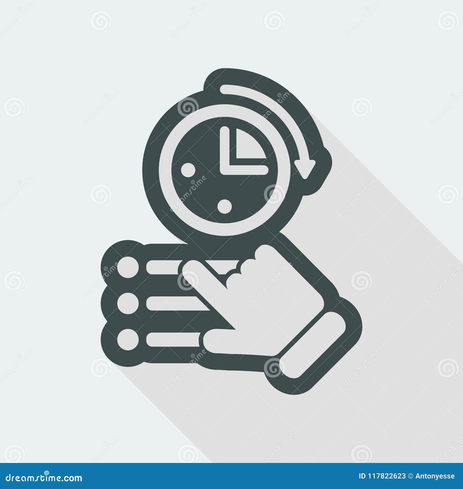 Time for test stock vector. Illustration of cost, question - 117822623