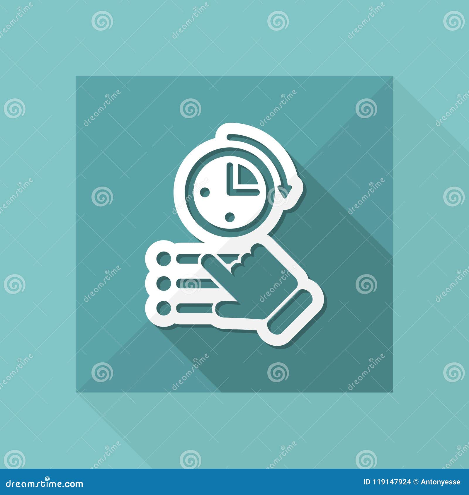 Time for test stock vector. Illustration of options - 119147924