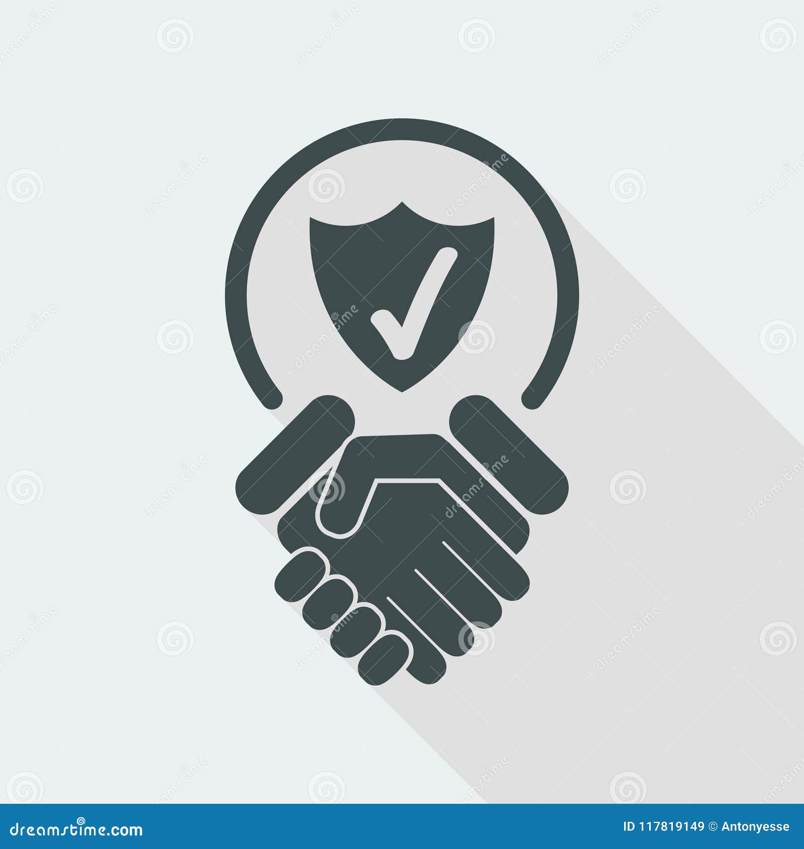 Trust for protection stock vector. Illustration of antivirus - 117819149