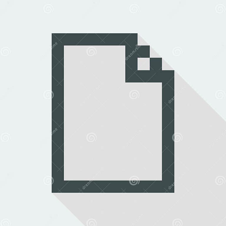 Vector Illustration of Pixel Computer Icon Stock Vector - Illustration ...