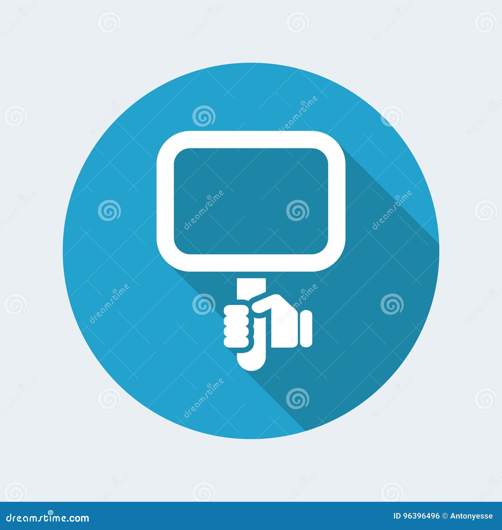 Vector Illustration of Single Isolated Cartel Icon Stock Vector ...