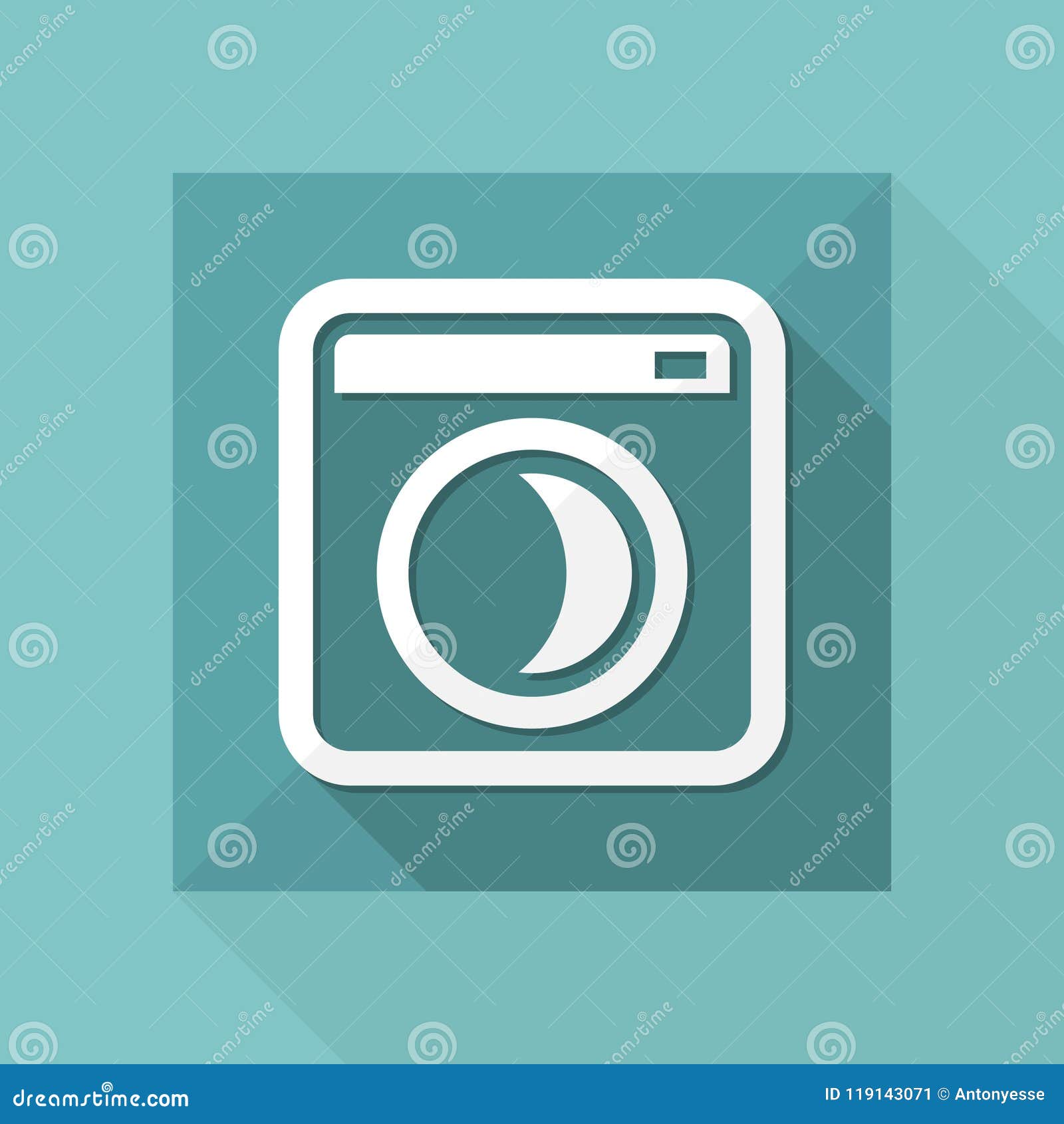 Vector Illustration of Single Isolated Sleep Pc Icon Stock Vector ...