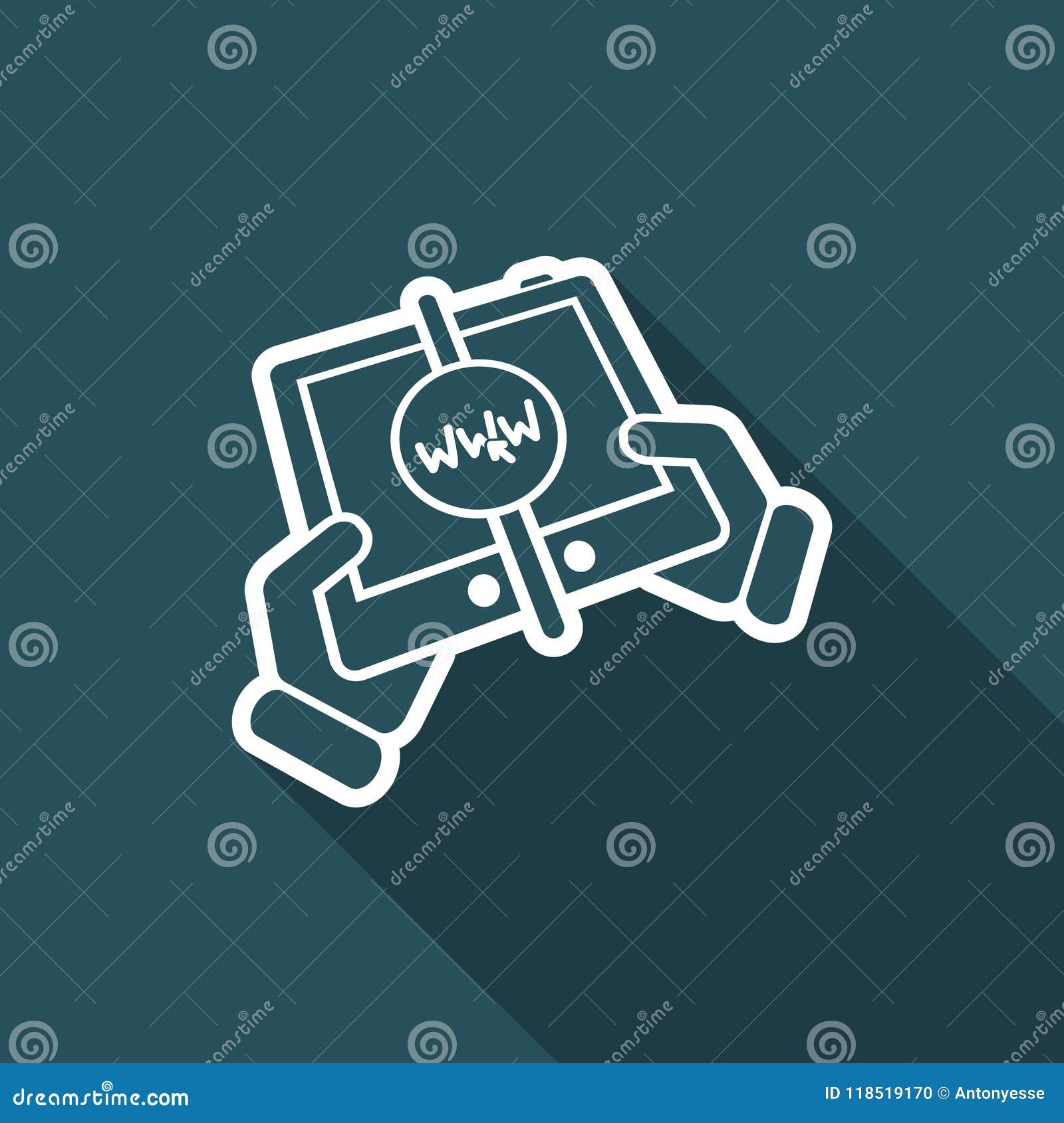 Web connection sharing stock vector. Illustration of document - 118519170