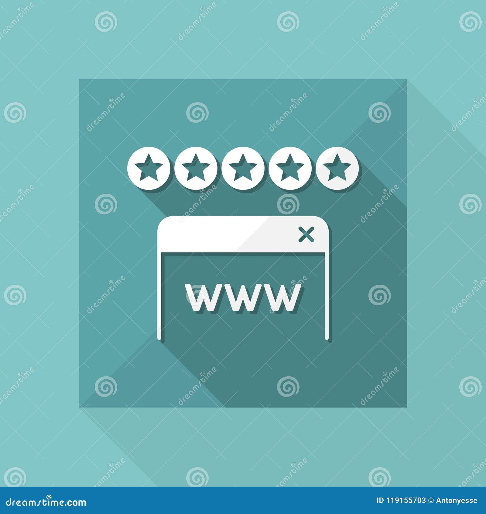 Web rating stock illustration. Illustration of opinion - 119155703