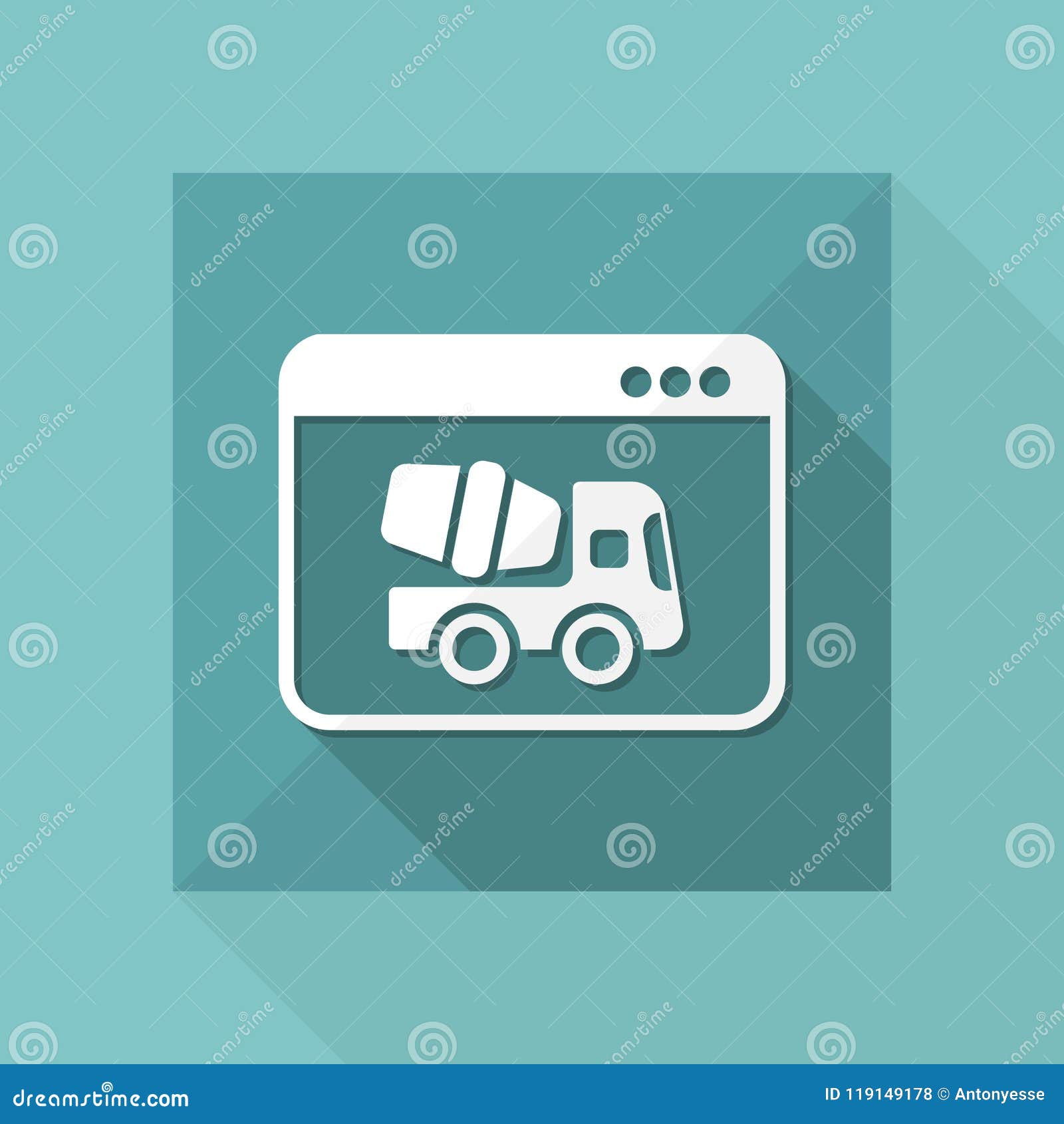 Work in Progress - Vector Flat Minimal Icon Stock Vector - Illustration ...