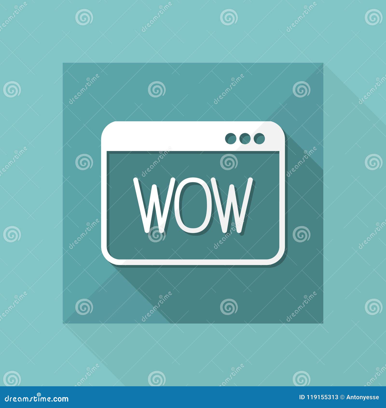 Wow Exclamation - Vector Icon for Computer Website or Application Stock ...