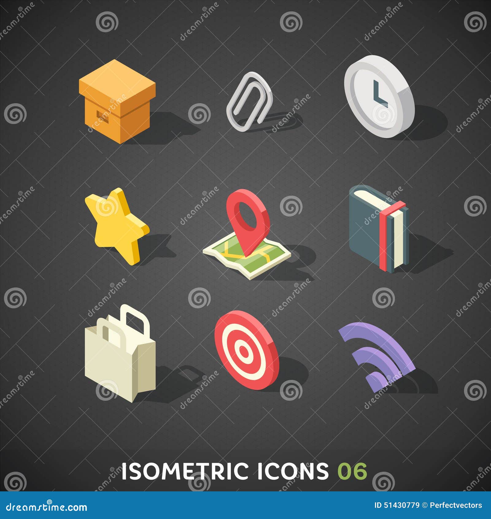 Isometric Icons Of Charts Vector Illustration | CartoonDealer.com #13621952