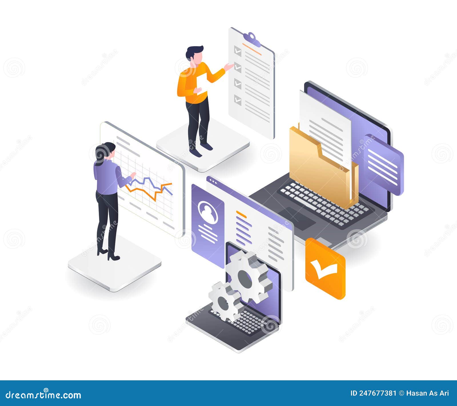 Configuration Management Process Concept Banner With Icons Cartoon ... Configuration Management Process Concept Banner With Icons Cartoon ...