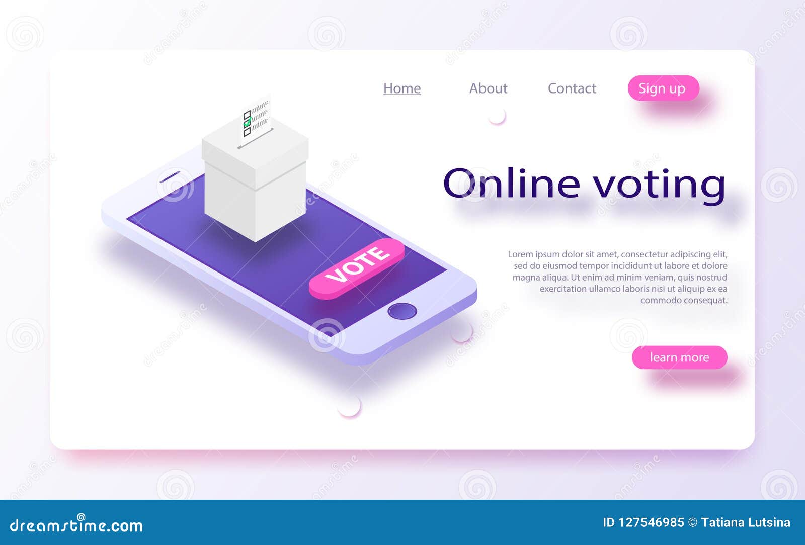 Flat Isometric Vector Concept Voting Online, E-voting, Election ... Flat Isometric Vector Concept Voting Online, E-voting, Election ...
