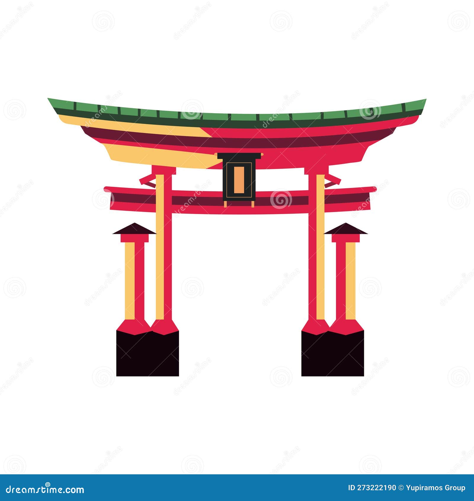 Japanese Torii Gate, Japan Travel And Japanese Culture Watercolor ...